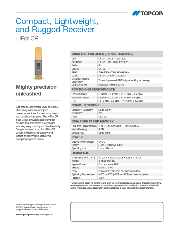Document | Topcon Digital Asset HUB